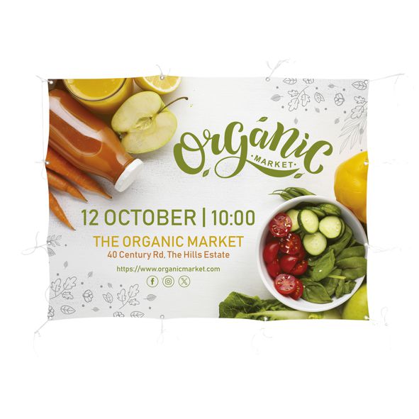 Sublimated Display Fabric Banner 2m x 1.5m - BrandGear
